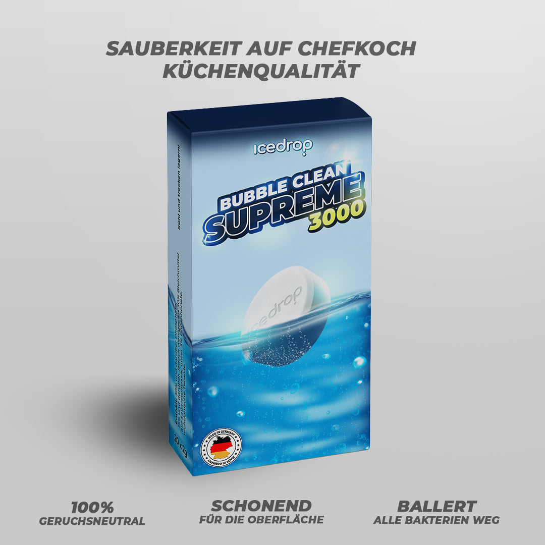 Bubble Clean Supreme 3000 | Reinigungstabletten